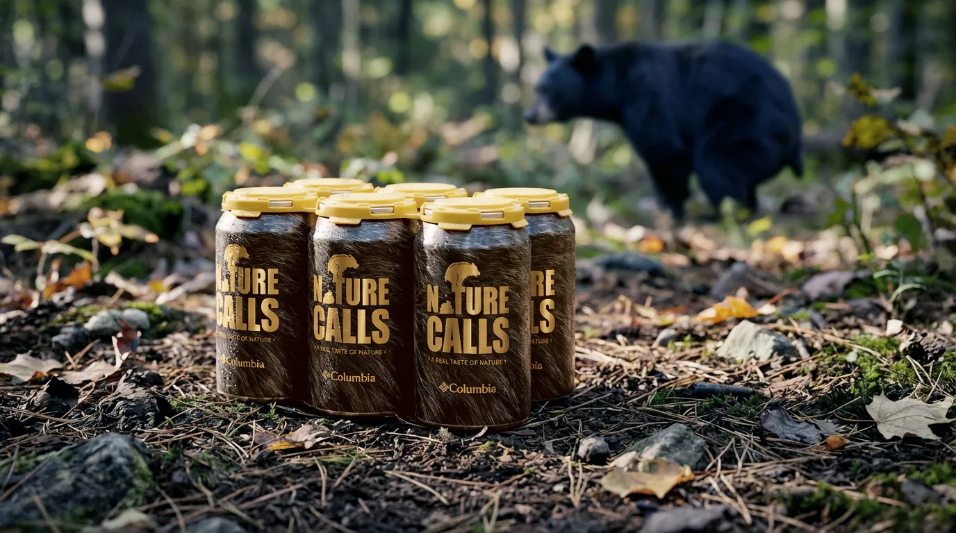 Nature Calls : une bière infusée au caca d'ours - Beer.be